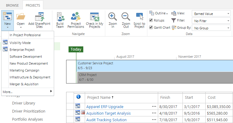 Creating a Project with Project Online - Rota Bilgi Teknolojileri